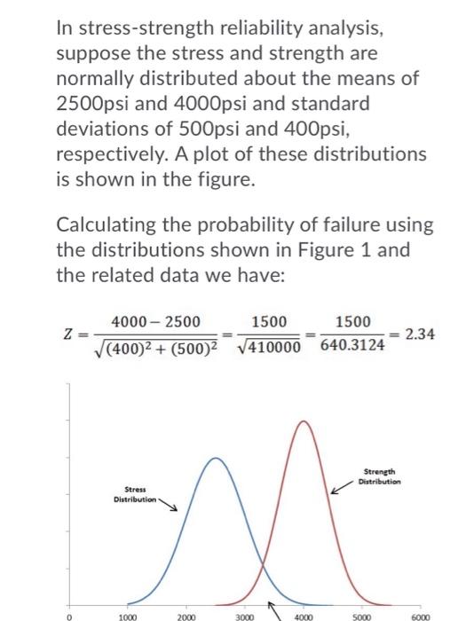 Solved Question 4 (1 point) For a stress-strength | Chegg.com