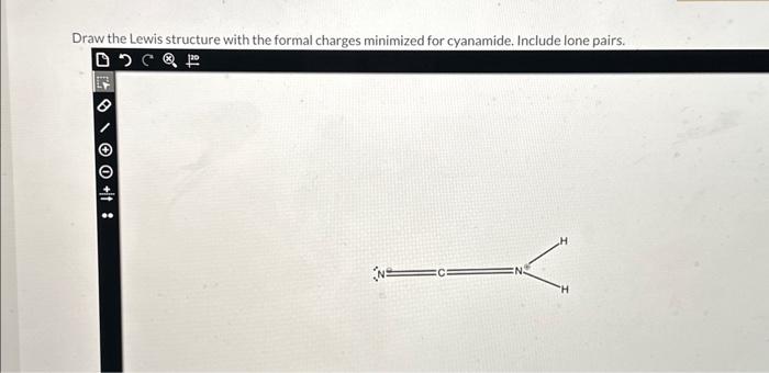 Solved Draw the Lewis structure with the formal charges | Chegg.com