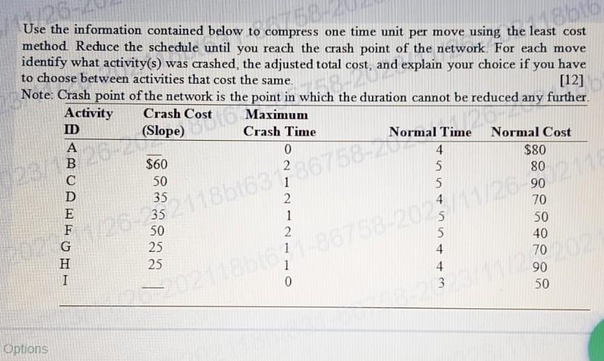 Solved Use the information contained below to compress one | Chegg.com