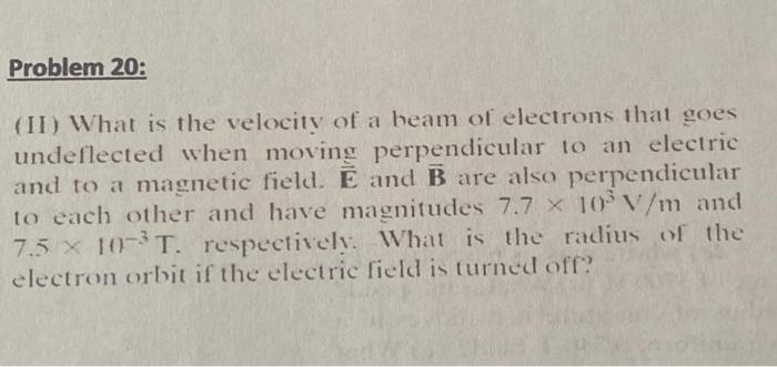 Solved Problem 19: (I) Determine the direction of B for each | Chegg.com