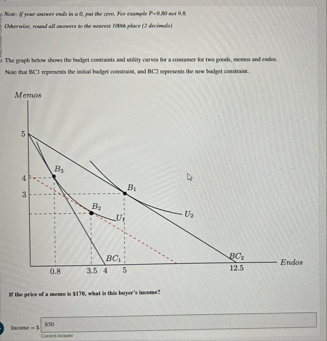 Note: if your answer ends in a 0 , ﻿put the zero. For | Chegg.com