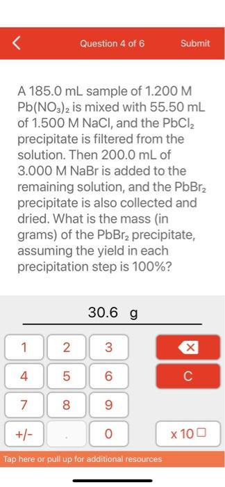 Solved A 185.0 mL sample of 1.200M Pb(NO3)2 is mixed with | Chegg.com