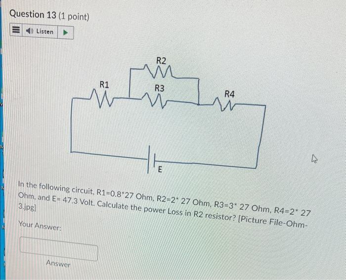 Solved In the following circuit, | Chegg.com