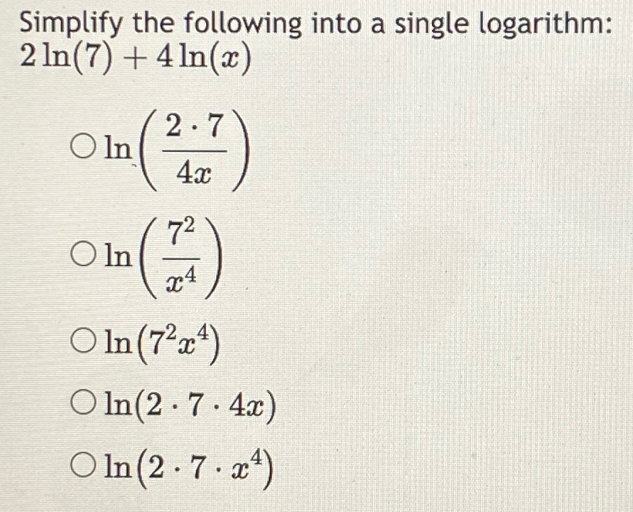 Solved Simplify the following into a single | Chegg.com