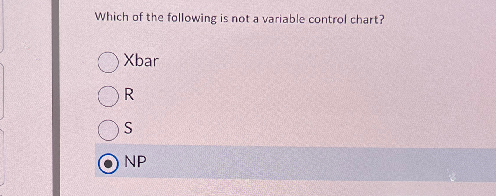 Solved Which of the following is not a variable control | Chegg.com