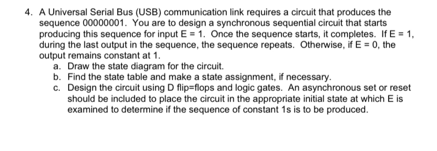 Solved A Universal Serial Bus (USB) ﻿communication link | Chegg.com