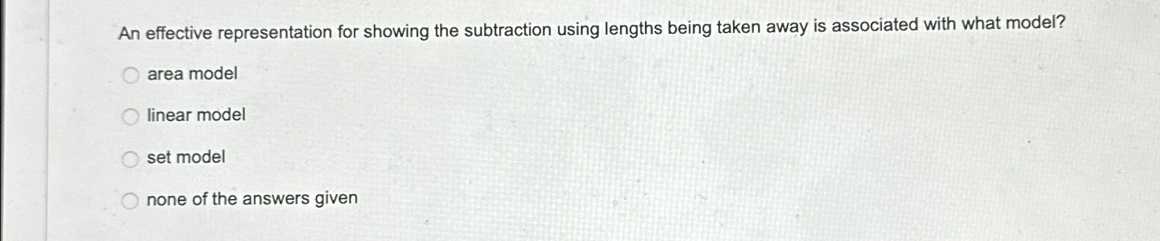 Solved An effective representation for showing the | Chegg.com