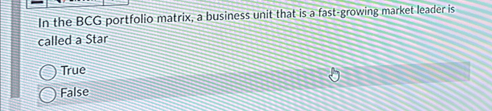 Solved In the BCG portfolio matrix, a business unit that is | Chegg.com