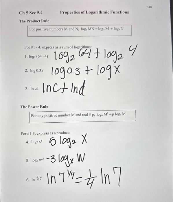 Solved Exponentials and Logs Let's see how you're coming | Chegg.com