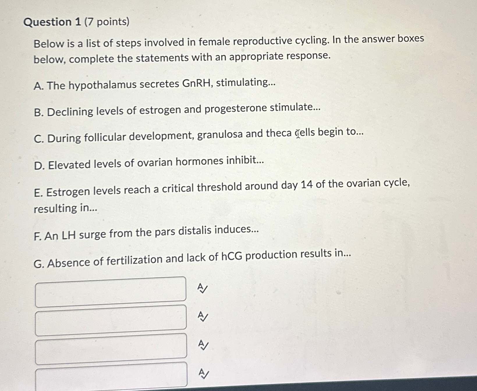 Solved Question 1 (7 ﻿points)Below is a list of steps | Chegg.com