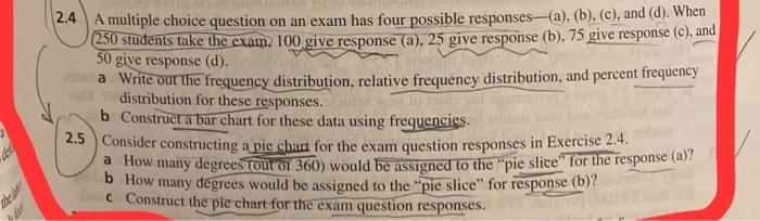 Solved 4 A multiple choice question on an exam has four | Chegg.com