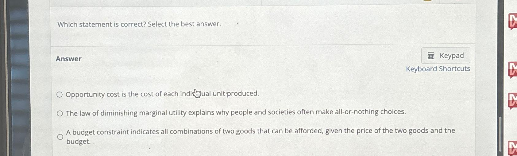 Solved Which statement is correct? Select the best | Chegg.com