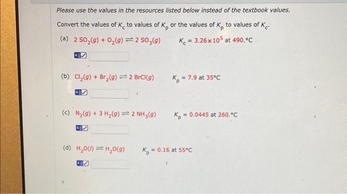 Solved Please use the values in the resources listed below | Chegg.com
