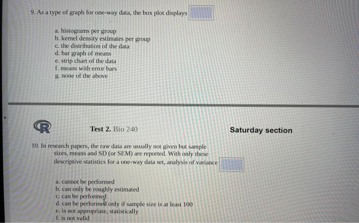 Solved 11. Invented by Professor John Tukey of Princeton | Chegg.com