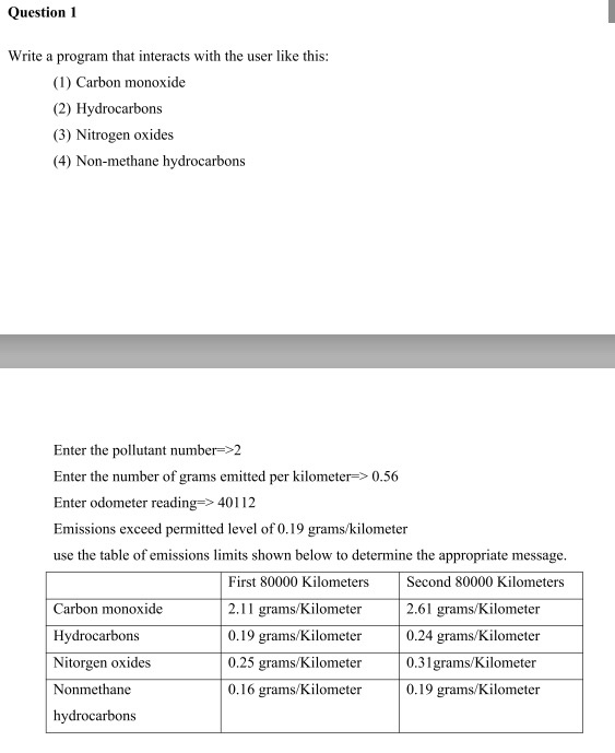 Solved Question 1 Write A Program That Interacts With The