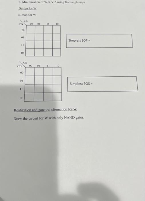 Solved Assignment 2 Design of a Binary Code Converter This | Chegg.com