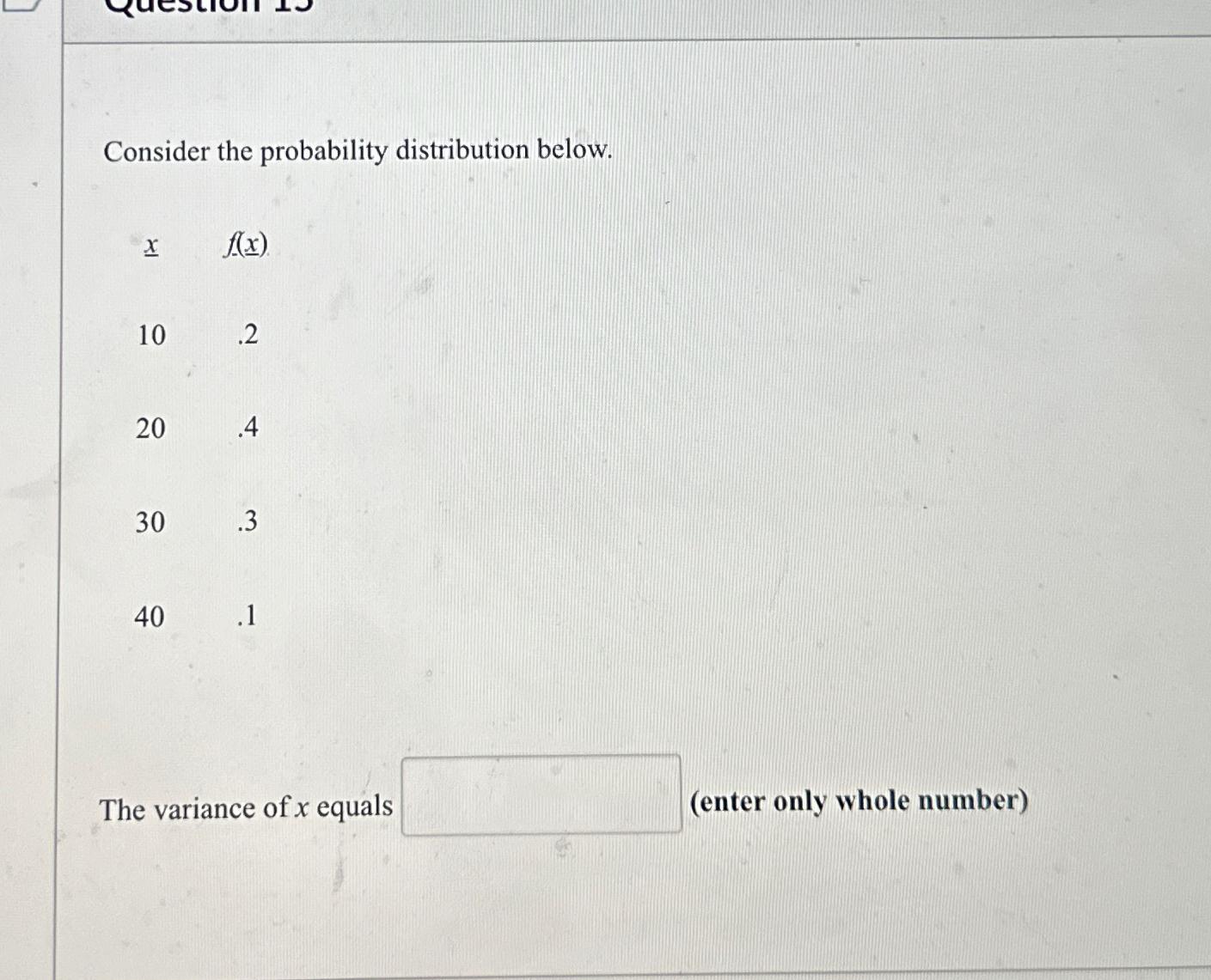 Solved Consider the probability distribution | Chegg.com