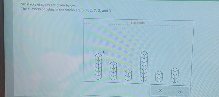 Solved Six stacks of cubes are given below. The numbers of | Chegg.com