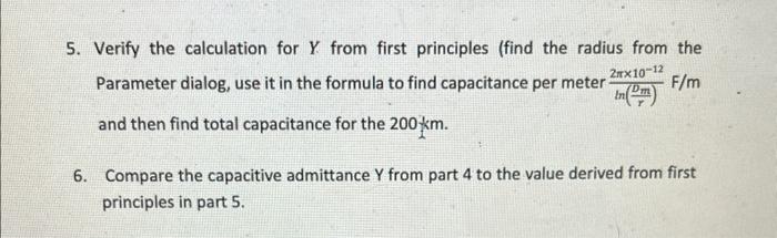 Solved Design Problem Using MATLAB's power_lineparam With | Chegg.com