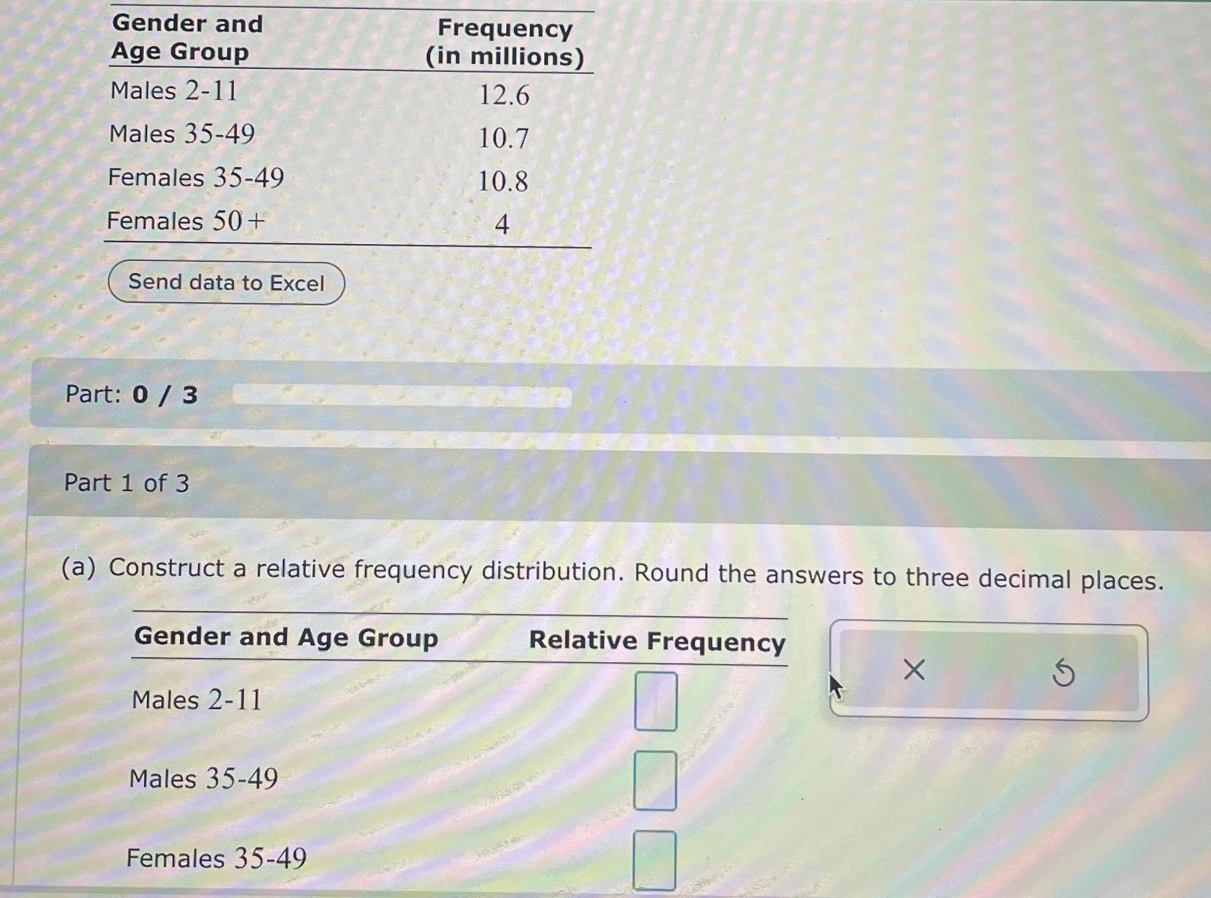 Solved \table[[\table[[Gender and],[Age | Chegg.com