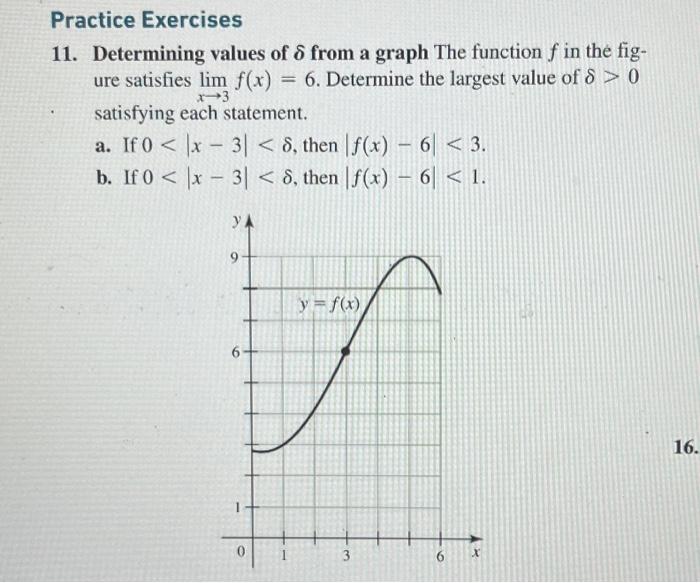 Solved Practice Exercises 11. Determining values of 6 from a | Chegg.com