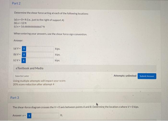 Solved x Incorrect Sum the moments acting about point A to | Chegg.com