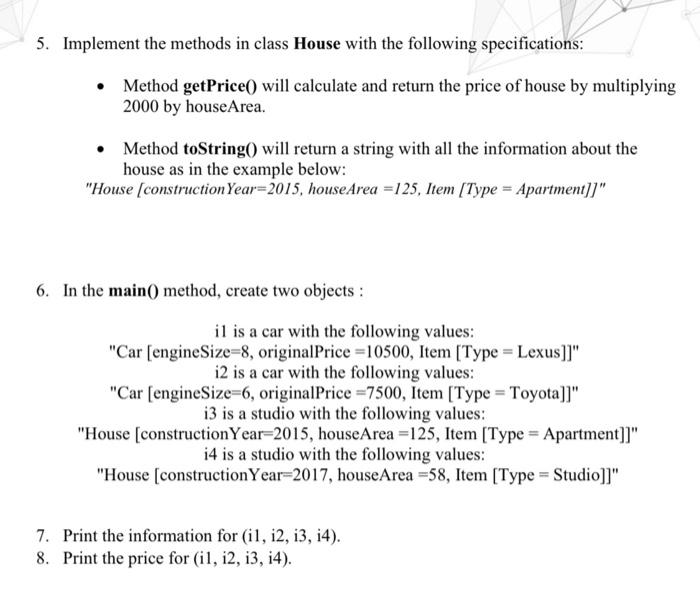 Solved Given the UML diagram below implement the code in | Chegg.com