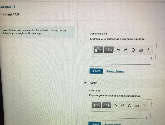 Solved Chapter 14 Problem 14.9 Write balanced equations for | Chegg.com Solved Chapter 14 Problem 14.9 Write balanced equations for | Chegg.com