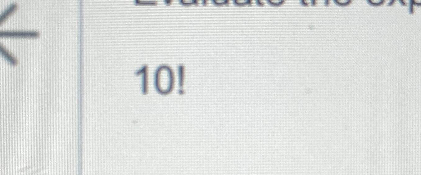 Solved 10! | Chegg.com