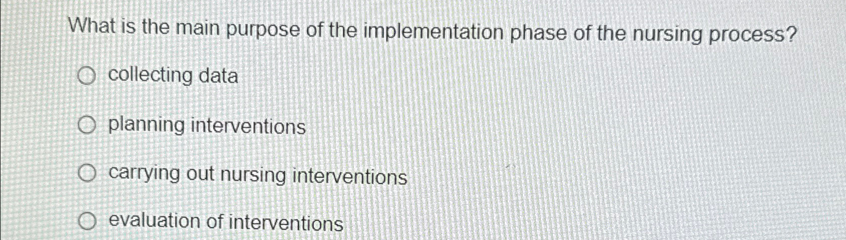 Solved What is the main purpose of the implementation phase | Chegg.com