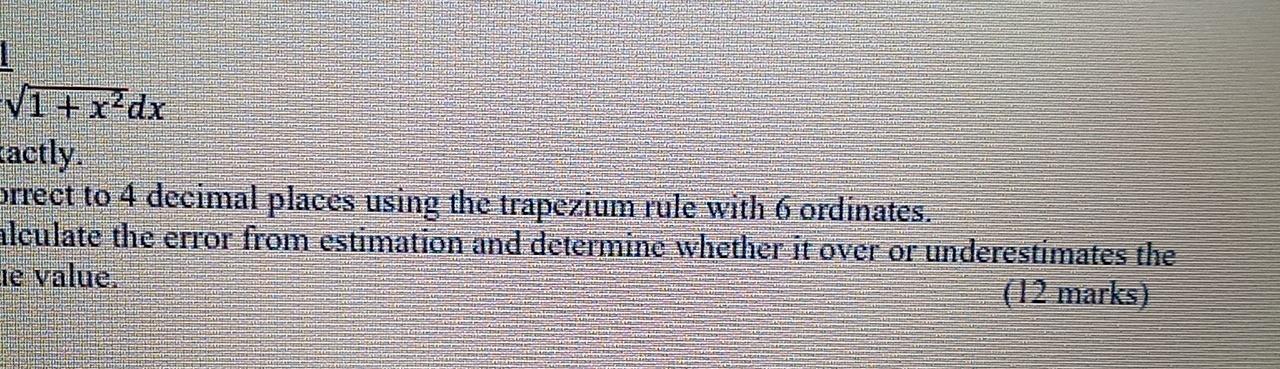 V1 + x2dx tactly. orrect to 4 decimal places using | Chegg.com