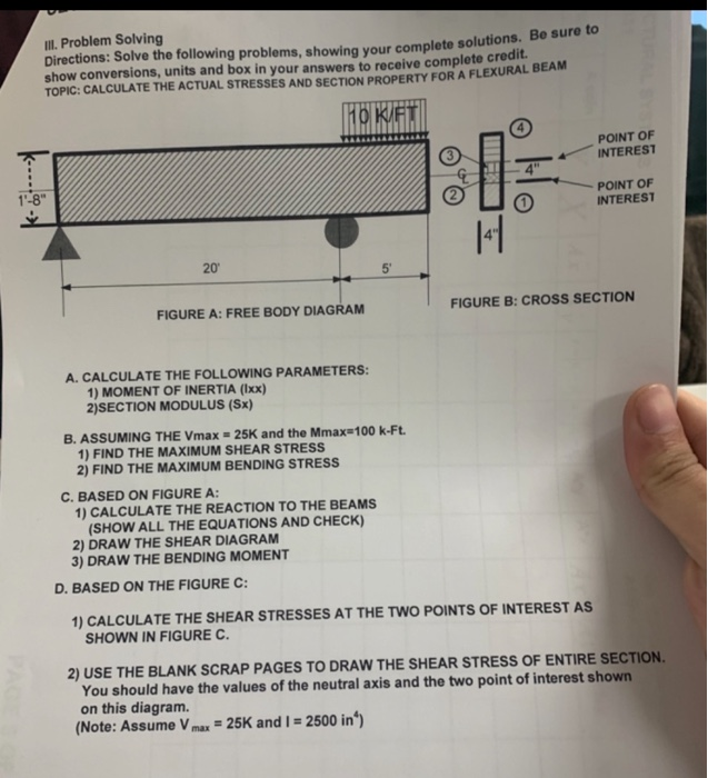 Solved III. Problem Solving Directions: Solve the following | Chegg.com