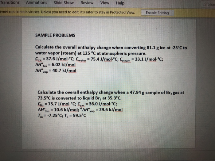 Solved Transitions Animations Slide Show Review View Help B | Chegg.com