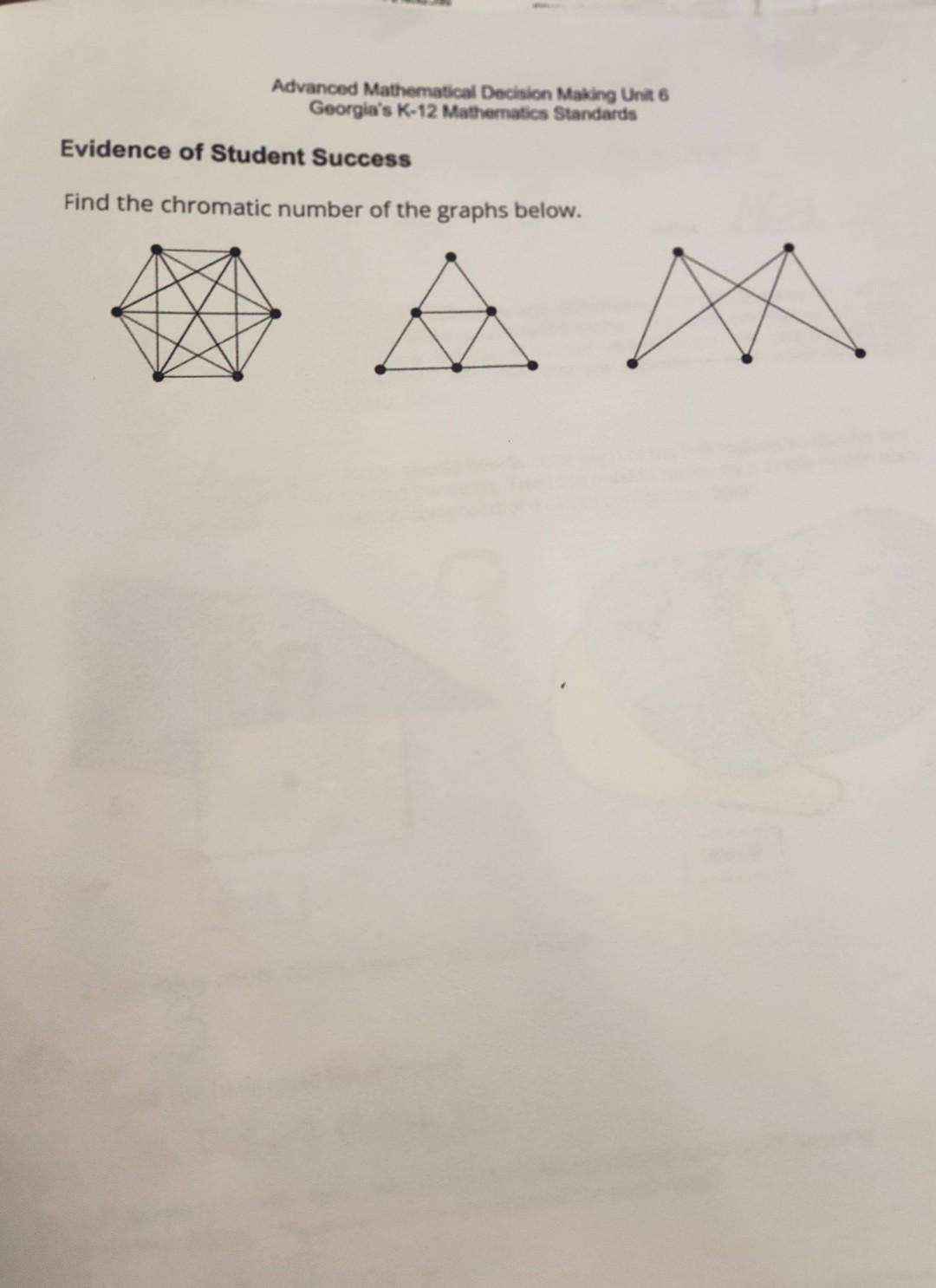 Solved Advanced Mathematical Decialion Making Unit 6 | Chegg.com