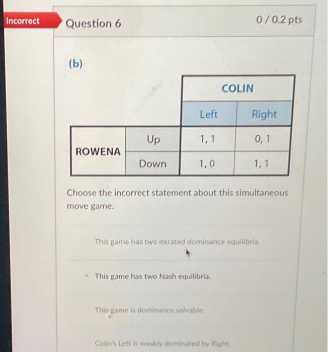Solved Choose the incorrect statement about this | Chegg.com
