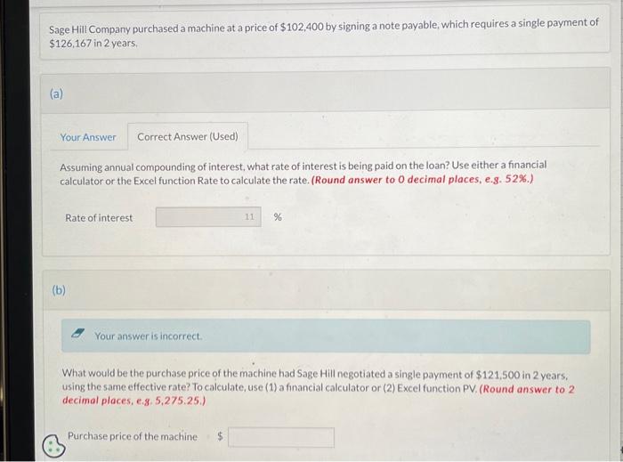 Solved Sage Hill Company purchased a machine at a price of | Chegg.com