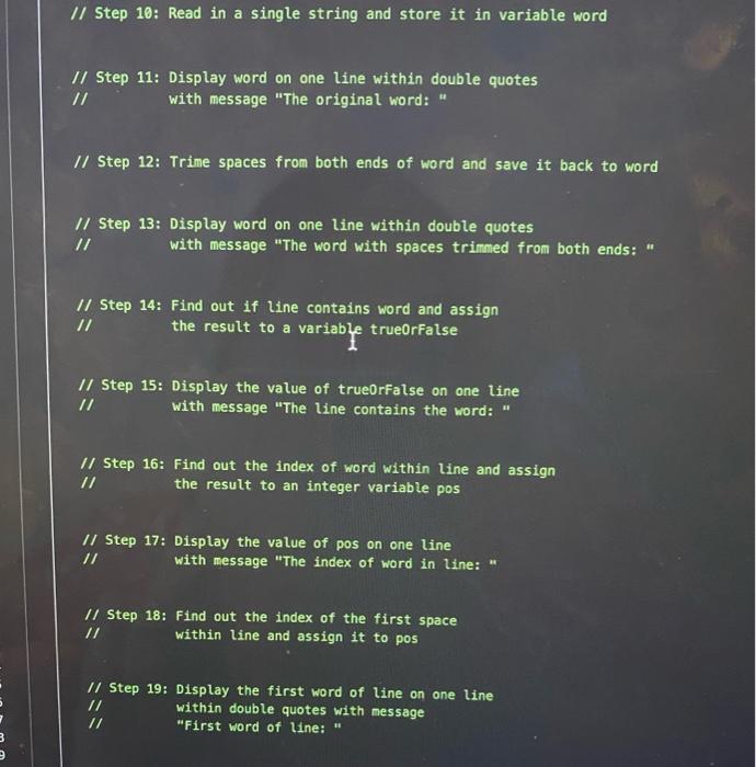 Solved WN 9 O 17 step 2 3 4 * A Java program to input | Chegg.com