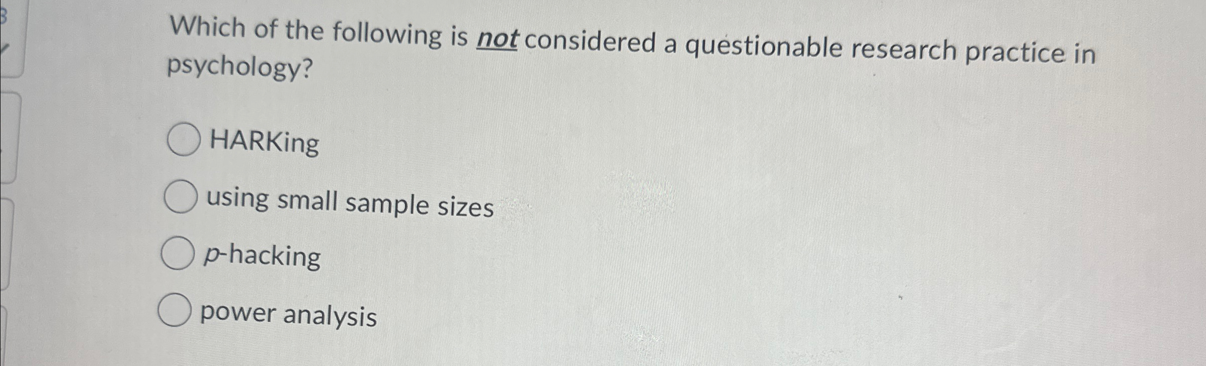 Solved Which of the following is not considered a | Chegg.com