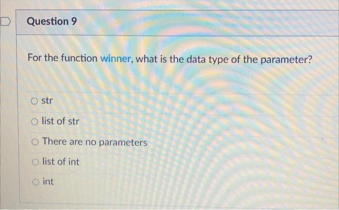 Solved For the function legal_moves, what is the data type | Chegg.com