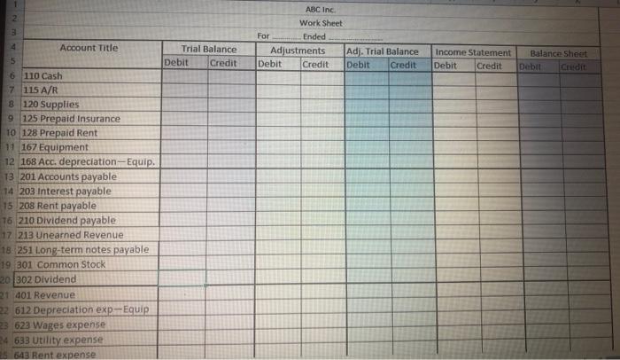 Solved 4 ABC Inc. established its operation at January 1 st, | Chegg.com