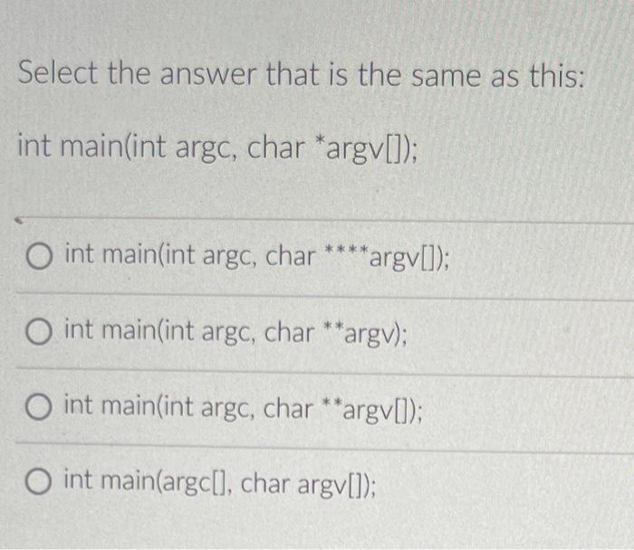 Solved Select The Answer That Declares An Array Named Nums
