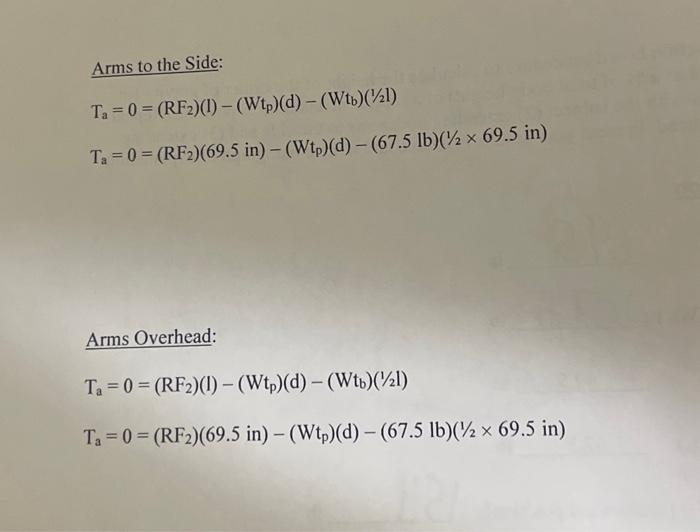 Solved equations and info are given for (anatomical | Chegg.com
