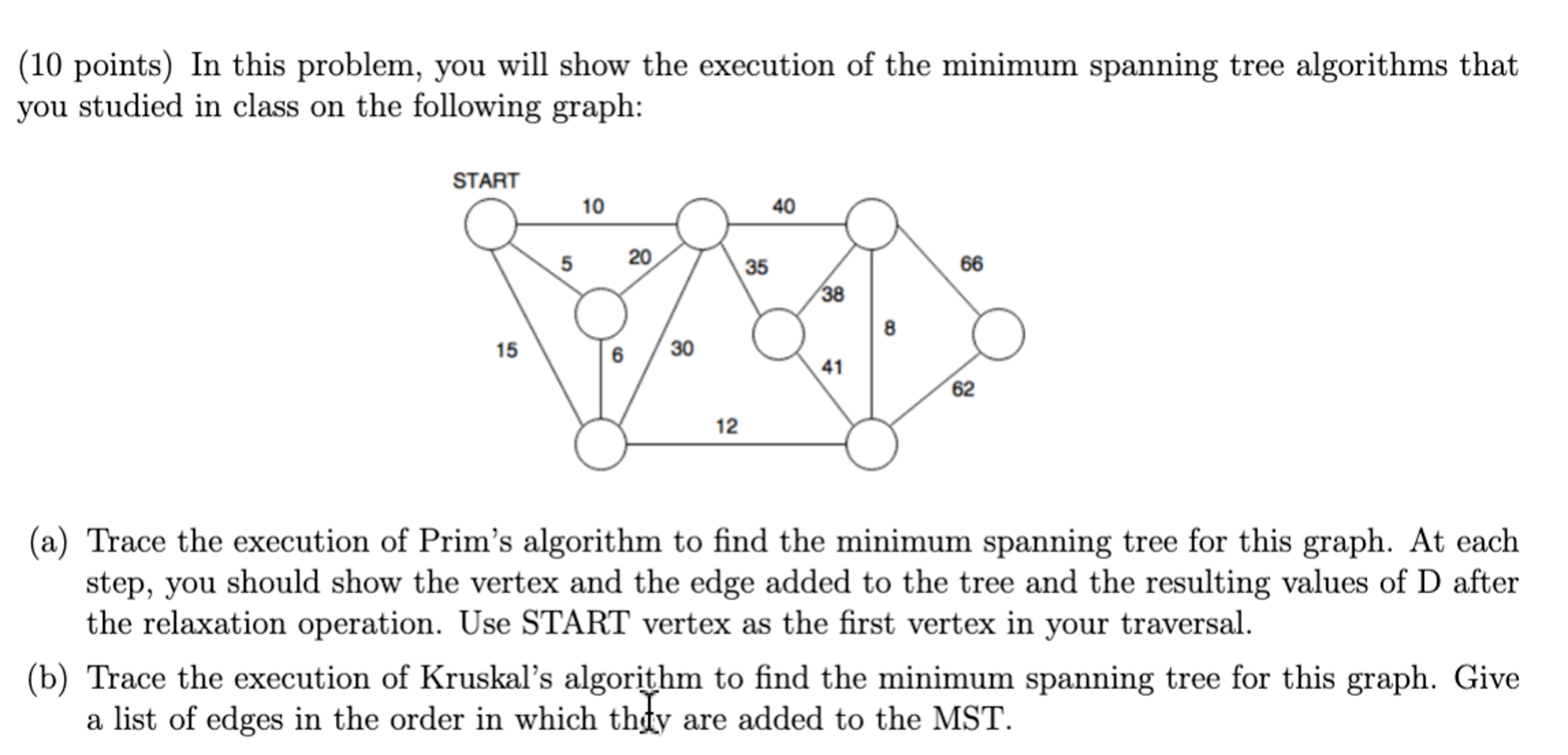 Solved (10 ﻿points) ﻿In this problem, you will show the | Chegg.com