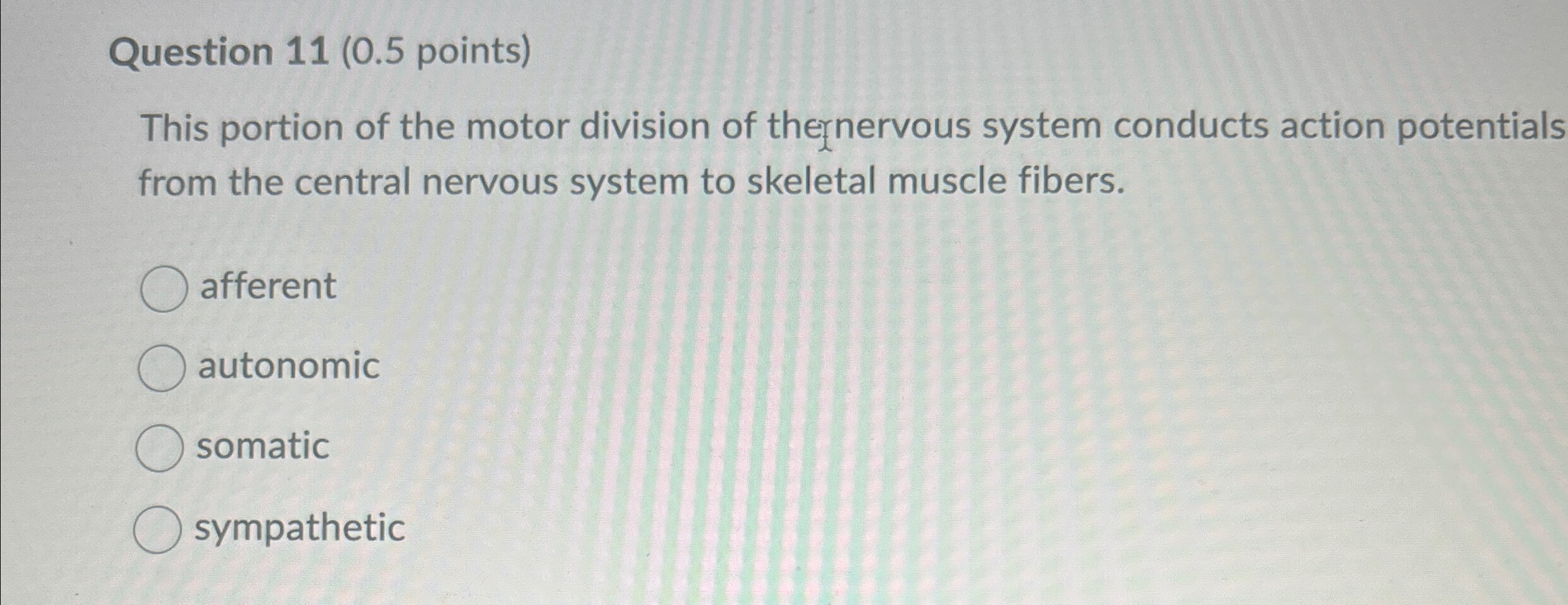 Solved Question 11 (0.5 points)This portion of the motor | Chegg.com Solved Question 11 (0.5 points)This portion of the motor | Chegg.com