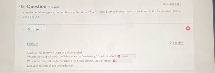 Solved 05 Question (2points) and yls output. 4th attempt | Chegg.com