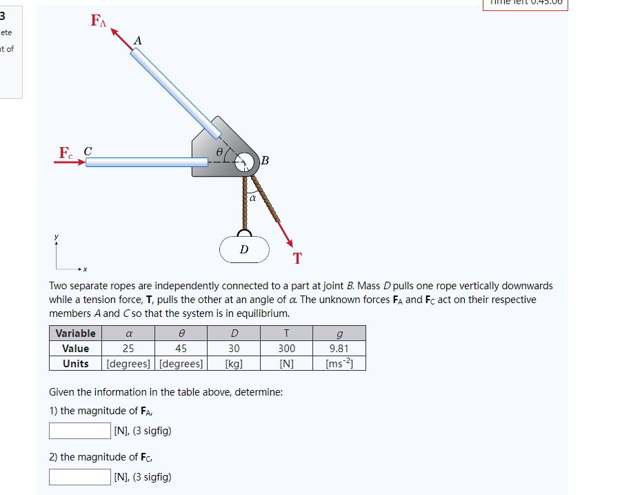 Solved Two separate ropes are independently connected to a | Chegg.com