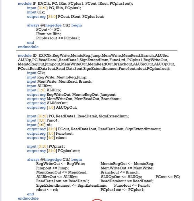 Solved write a flow chart for following verilog code type it | Chegg.com