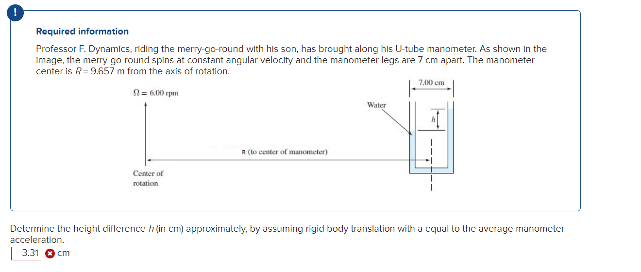 Solved !Required informationProfessor F. ﻿Dynamics, riding | Chegg.com