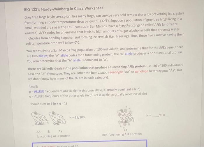 Solved BIO 1331: Hardy-Weinberg In Class Worksheet Grey tree | Chegg.com Solved BIO 1331: Hardy-Weinberg In Class Worksheet Grey tree | Chegg.com