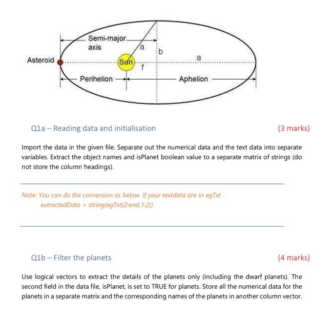 Solved Part 1 - Data Filtering and Calculations [17 Marks] | Chegg.com